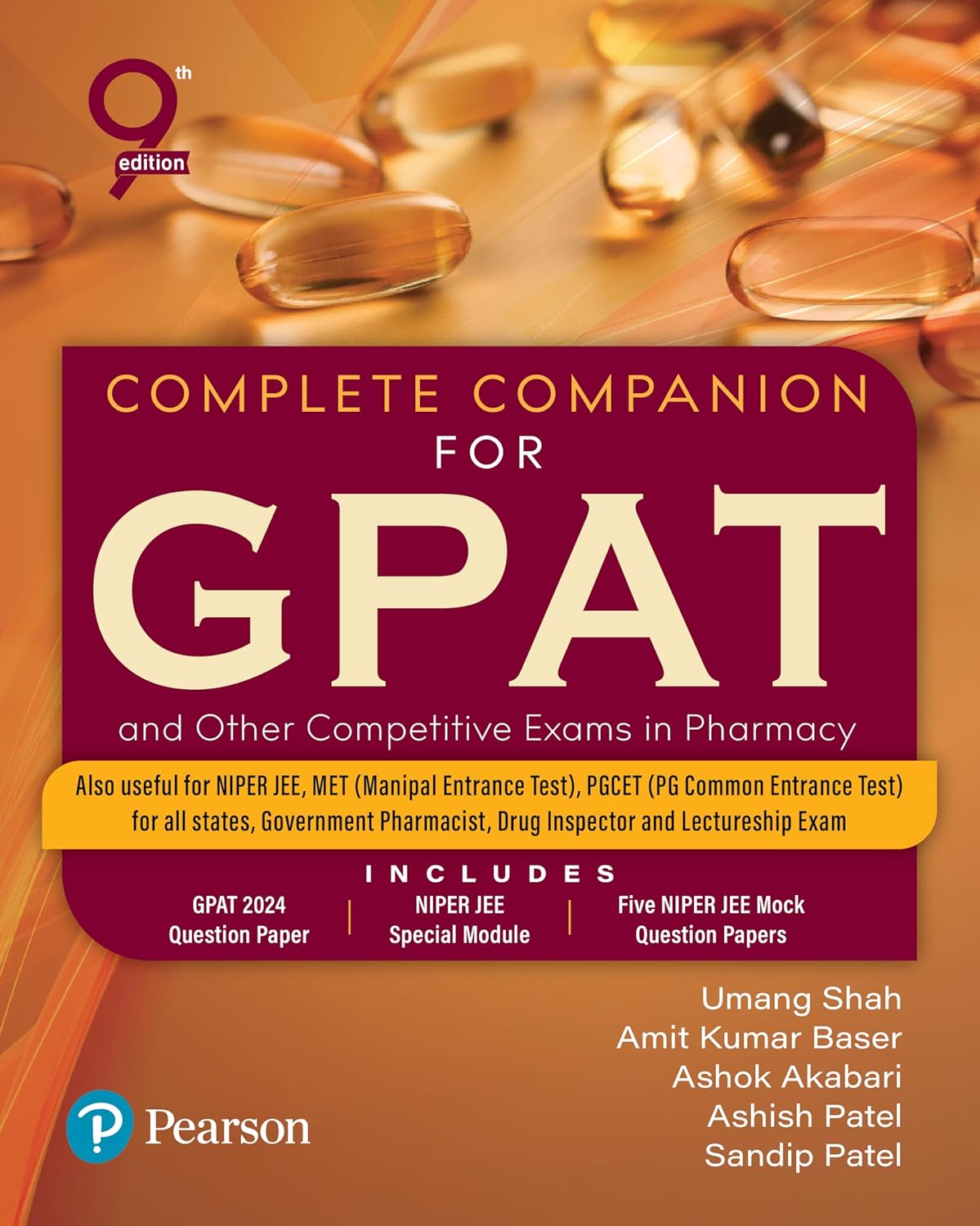COMPLETE COMPANION FOR GPAT 9TH/2025 - UMANG SHAH – Naresh Books