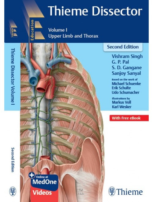 Thieme Dissector Upper Limb and Thorax 2nd/2022 (Vol 1) – Naresh Books