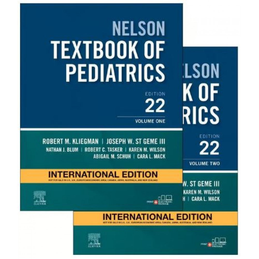 Nelson Textbook of Pediatrics 22ND/2024(2 Vols. set) International Edi ...